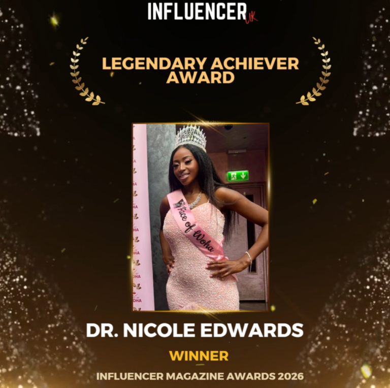 Dr. Nicole Edwards Wins 'Legendary Achiever Award' at Influencer ...